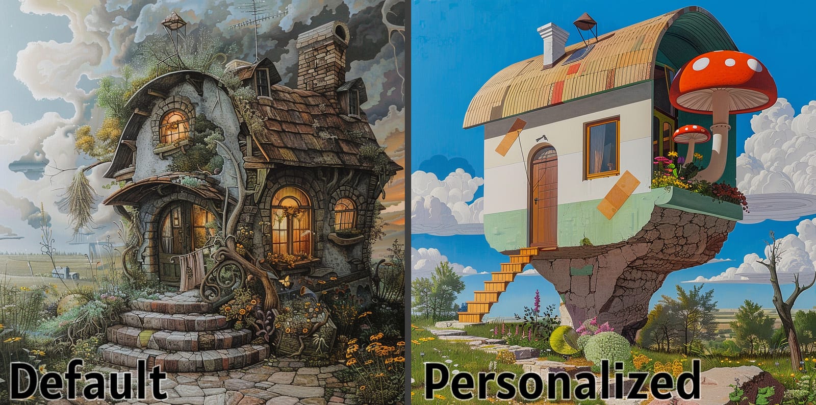 Personalization (--p)